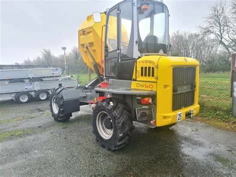 Digger Bidder New 2020 Wacker Neuson 6 Tonne Dw60 Cabbed Swivel Dumper