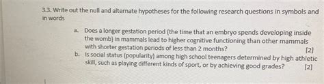 solved 3 3 ﻿write out the null and alternate hypotheses for