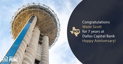 Dallas Capital Bank On Linkedin Happyanniversary