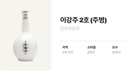 이강주 2호 세라믹 병 750ml 벨루가