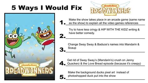 5 Ways I Would Fix Breadwinners By Ladysegagenesis On Deviantart