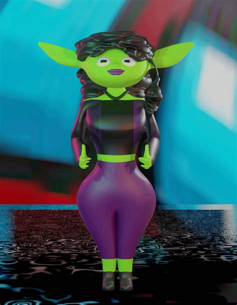 I Was Given A Commission Prompt Make Me A Gamer Goth Goblin Short Stack And Give It The Disney