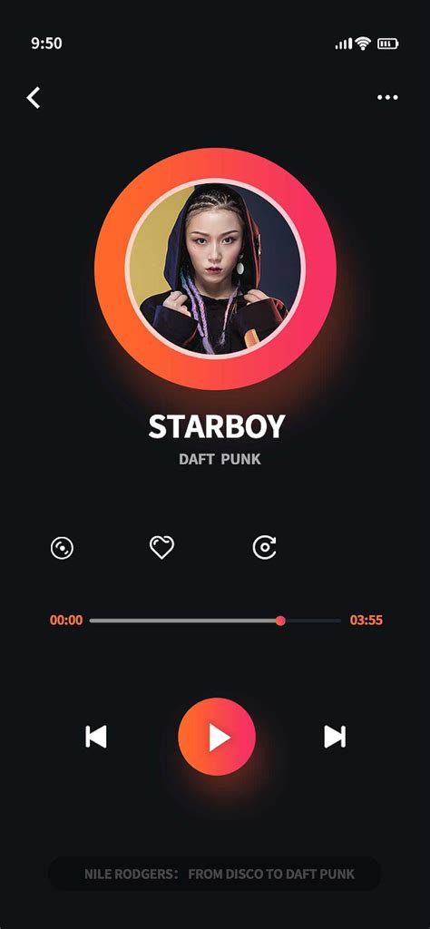 听歌音乐播放软件app小程序h5软件ui界面 锦襜 站酷zcool