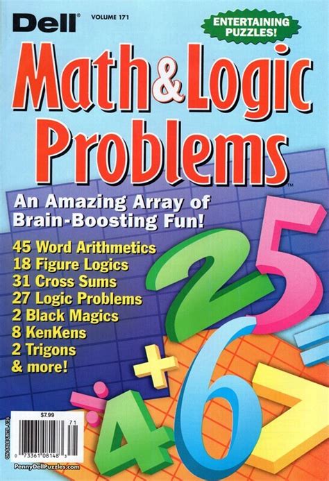 Dell Math And Logic Problems 171 Math And Logic Puzzle Books