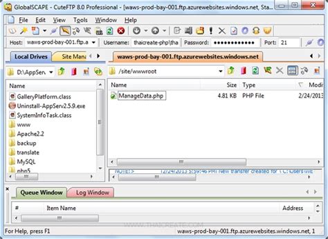 ตอนที่ 4 การเขียน php กับ mysql บน azure web site บันทึกแก้ไขข้อมูล