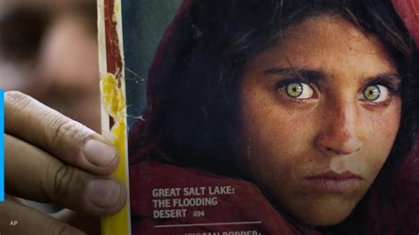 Famous Green Eyed Afghan Girl Evacuates To Italy