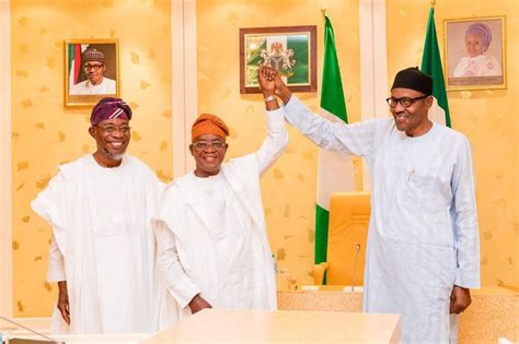 Osun Governor Elect Pays Thank You Visit To Buhari At Aso Rock