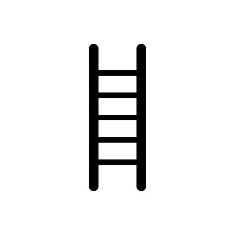 Premium Vector Ladder Icon Vector Simple Design