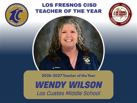 Los Fresnos Cisd Teacher Of The Year 2026 2027 Announcement Banner