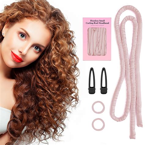 Small Heatless Curling Rod Headband Upgraded 60 Extra Long Heatless