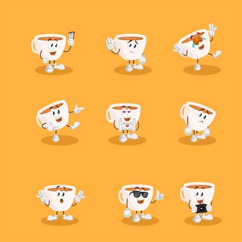 Premium Vector All Set Cup Logo Mascot