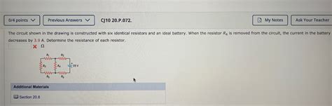 Solved The Circuit Shown In The Drawing Is Constructed With Chegg Com