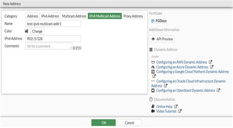 Technical Tip Configuring Ipv6 Multicast Policies Fortinet Community