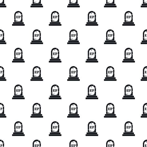 Tombstone Pattern Simple Style 14700502 Vector Art At Vecteezy