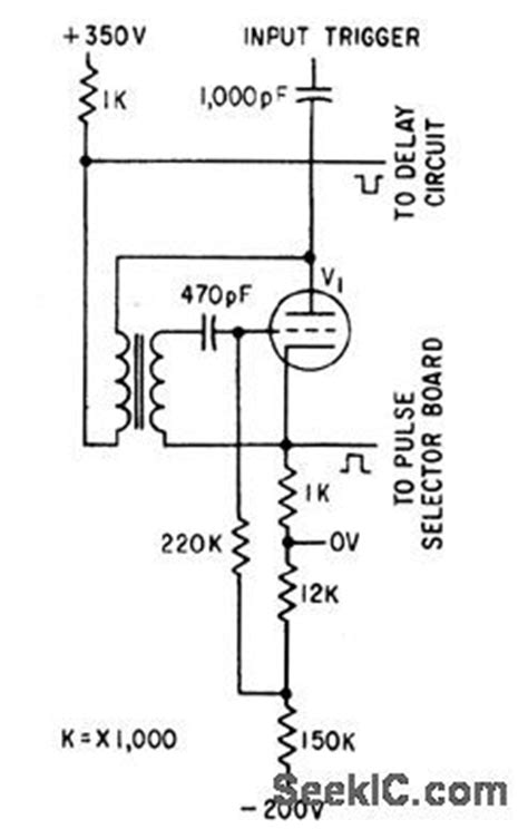 TRIGGERED BLOCKING OSCILATOR Oscillator Circuit Signal Processing Circuit Diagram SeekIC Com
