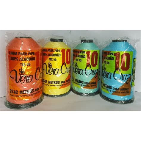 Linha De Pipa Vera Cruz Mil Jardas Fio Shopee Brasil