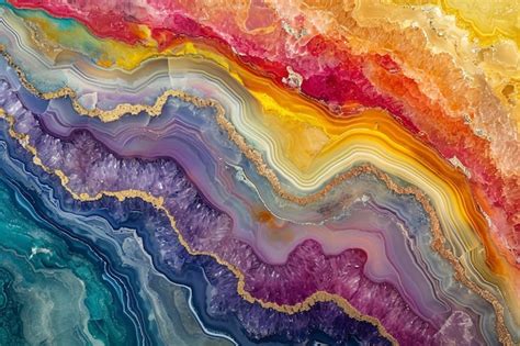 Liquid Marble And Agate Rainbow Ar 64 Style Raw V 6 Job Id