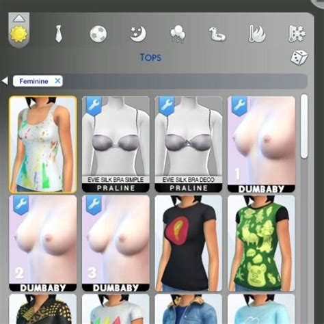 Some Body Meshes Load As Clothing Body Selector Can T See Them Technical Support