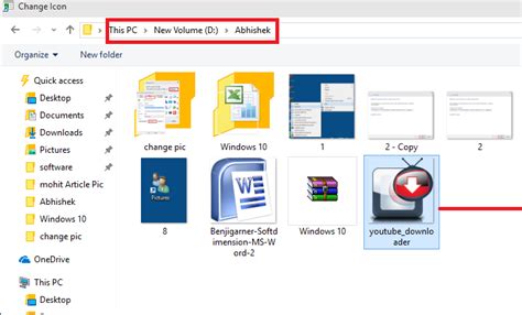 Set The Icon Of A Folder Shortcut In Windows 10