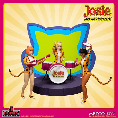 5 Points Josie And The Pussycats Boxed Set Mezco Toyz