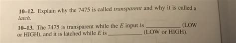 solved repeat problem 10 8 for the g and d inputs shown in