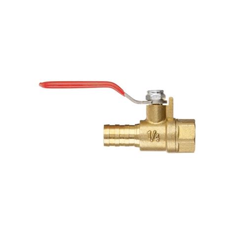 Кран шаровый воздушный латунь внутренняя резьба 1 4 на шланг 12мм Storm Intertool Pt 1891