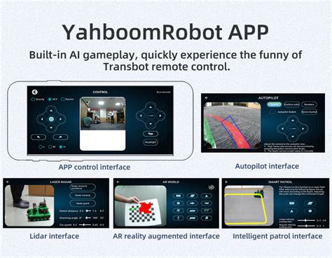 Yahboom Ros Transbot Robot With Lidar Depth Camera Support Moveit 3d Mapping For Raspberry Pi