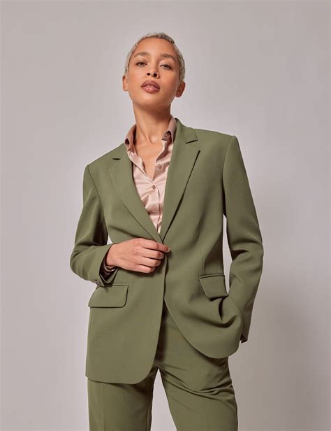 Damen Blazer olivgrün Hawes Curtis
