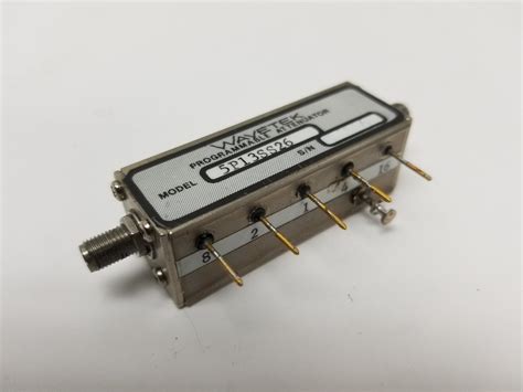 Wavetek 5p13ss26 Programmable Step Attenuator Passive And Active Components Bmi Surplus