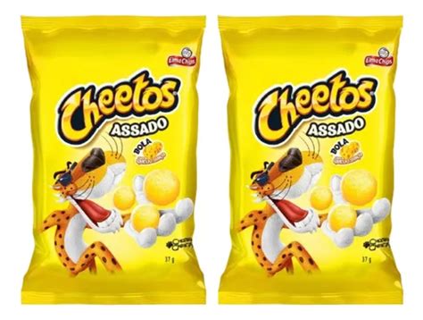 Kit 2 Salgadinho Elma Chips Cheetos Parmesão Lua 143g Parcelamento
