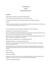 Java Programming Test Car Dealership Sales Management Course Hero