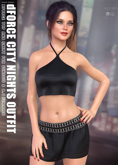 Dforce City Nights Outfit G8g81f Daz 3d