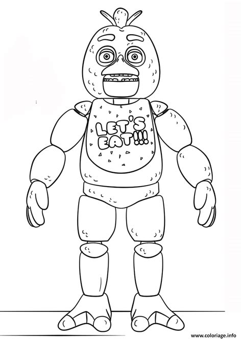 Coloriage Fnaf Freddy Five Nights At Freddys Lets Eat Jecolorie The
