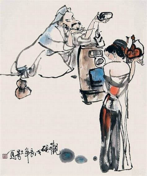 艺术家施大畏 酣畅豪放的水墨人物作品欣赏韩硕上海大学施大畏新浪新闻