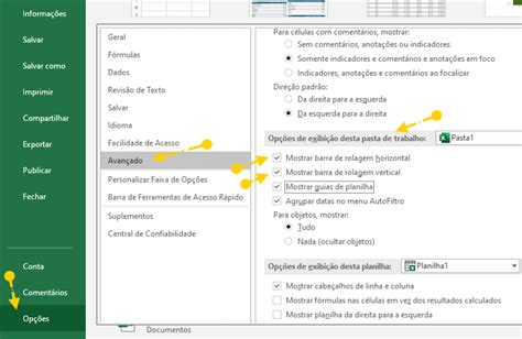 Ocultar A Barra De Rolagem E A Guia De Planilhas No Excel Tudo Excel
