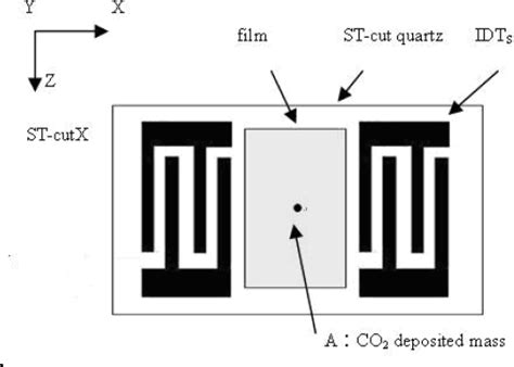 Schematic Of Saw Sensor Model Download Scientific Diagram