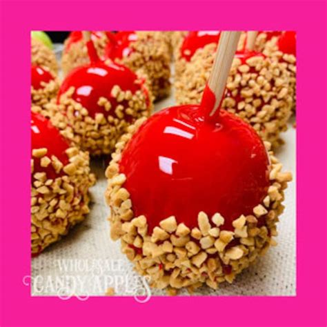 Candyland Apple With Peanuts Etsy