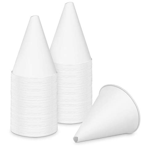 50 Pcs Paper Funnels For Motor Oil 6 Oz Engine Oil Funnel Paper Cone Funnel For Gas Dispensers