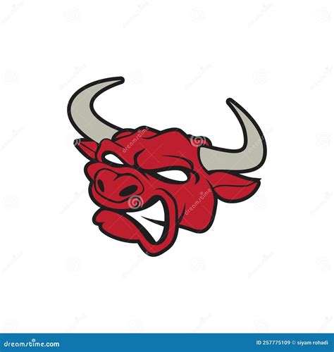 Abstract Bull Logo Vector Illustrations Design Icon Logo Stock Vector