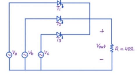 For The Three Phase Half Wave Controlled Rectifier