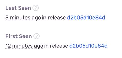 Last Seen In Issue Sidebar Does Not Show Issues From The Latest