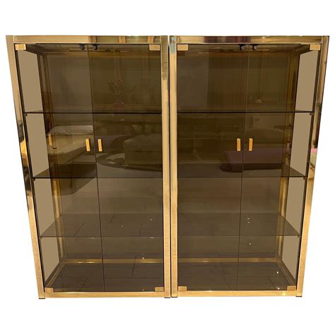 Antique Table Top Brass Showcase At 1stdibs