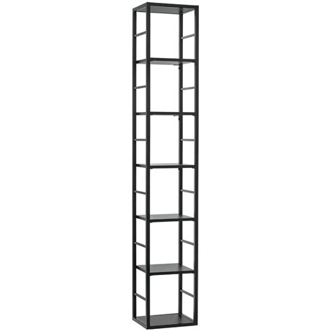 Switch Metalna Polica 6 Otvora 30x25x176 Crna Emmezeta Webshop