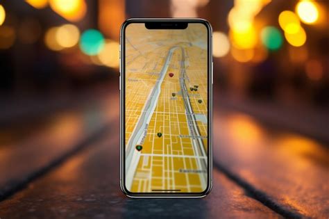 Premium Photo Mobile Point Travel Position Direction Map Navigation