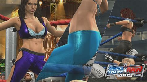 Smackdown Vs Raw 2009 All Divas Stinkface Rey Mysterio Youtube
