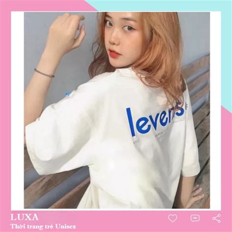 Áo thun tay lỡ unisex form rộng LEVENTS POPULAR LUXA Áo phông nam nữ