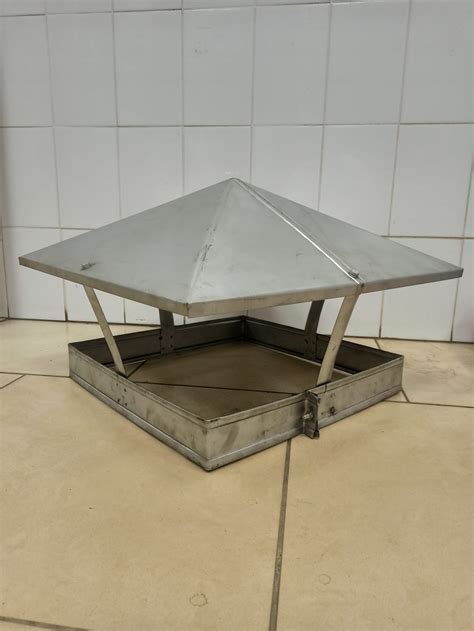 Зонт для кирпичной трубы - 510*510, Оцинкованный - Магазин печей "ОВЭН"