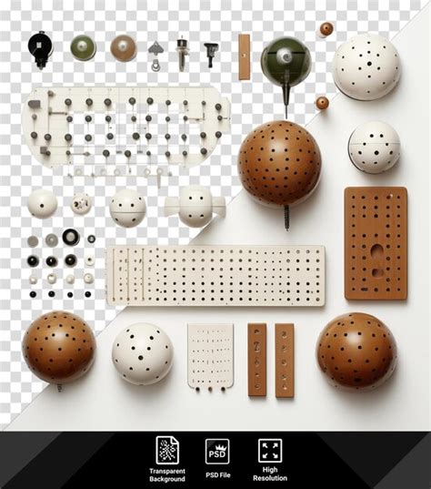 Premium Psd Psd Picture World Braille Day Items Set S Including A Brown Ball A Black And White