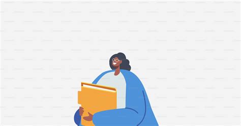 뚱뚱한 아프리카 사업가는 정장을 입고 자신감 넘치는 성숙한 여성 캐릭터가 하얀 배경에 고립되어 있다 손에 폴더를 들고 있는 흑인 민족 관리자 만화 사람들 벡터