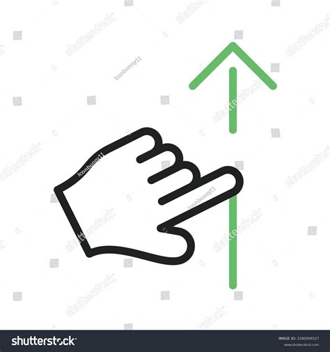 Drag Icon Vector Image Can Be Stock Vector Royalty Free 2180004527